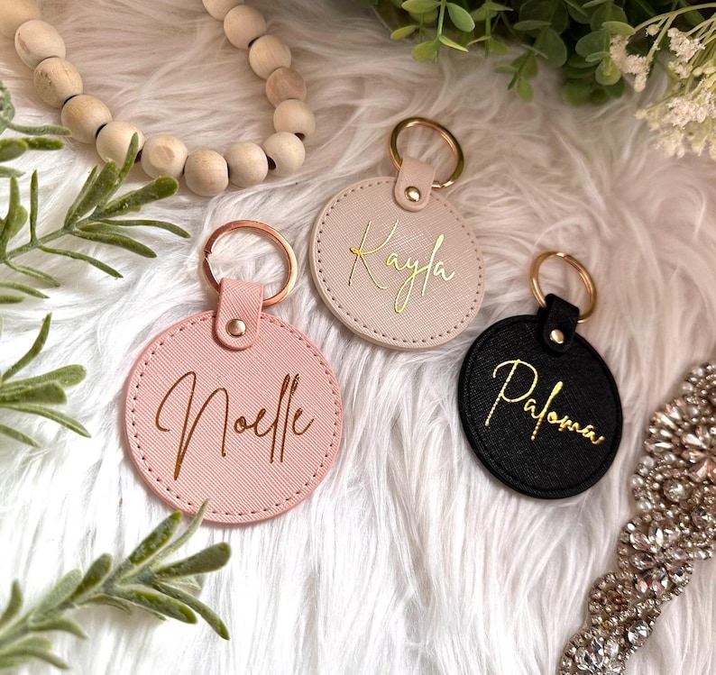 Personalized Keychain With Custom Name - Etsy
