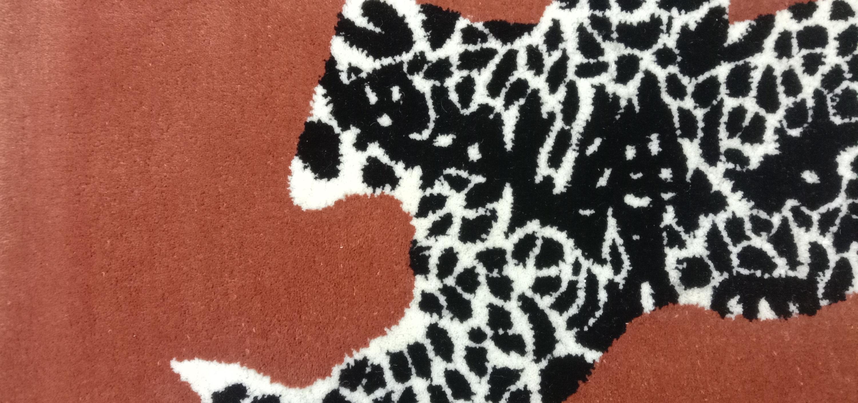 Climbing Leopard Runner Rug - Modern Cheetah Print Hallway, Stairway ...