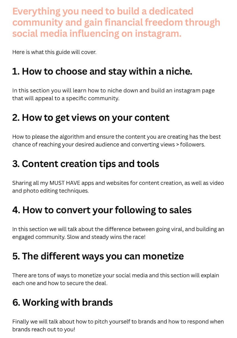 Instagram Growth and Monetization Guide - Etsy