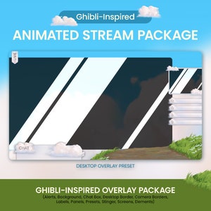 Ghibli-inspired Animated Stream Package: All-in-one - Etsy