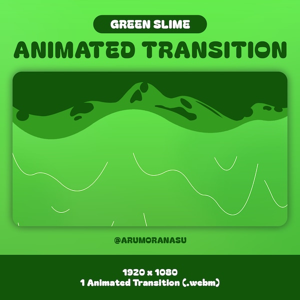 Slime Twitch Overlays - Etsy