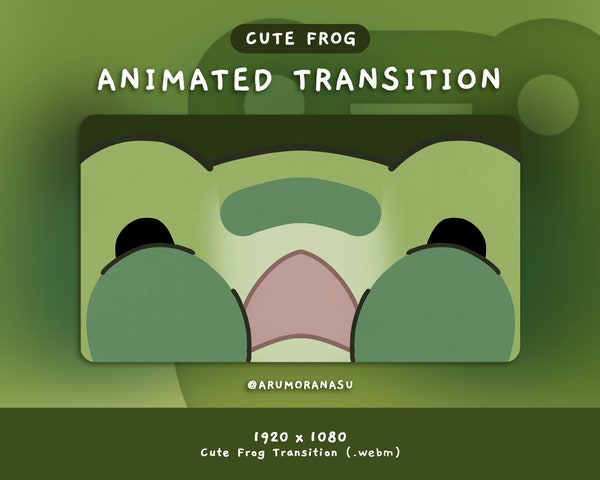 Pngtuber Frog Chibi Cute Kawaii Twitch Youtube - Etsy Canada