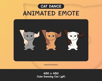 Animated Calico Cat Dancing Emote / Dancing Cat / Twitch / Discord ...