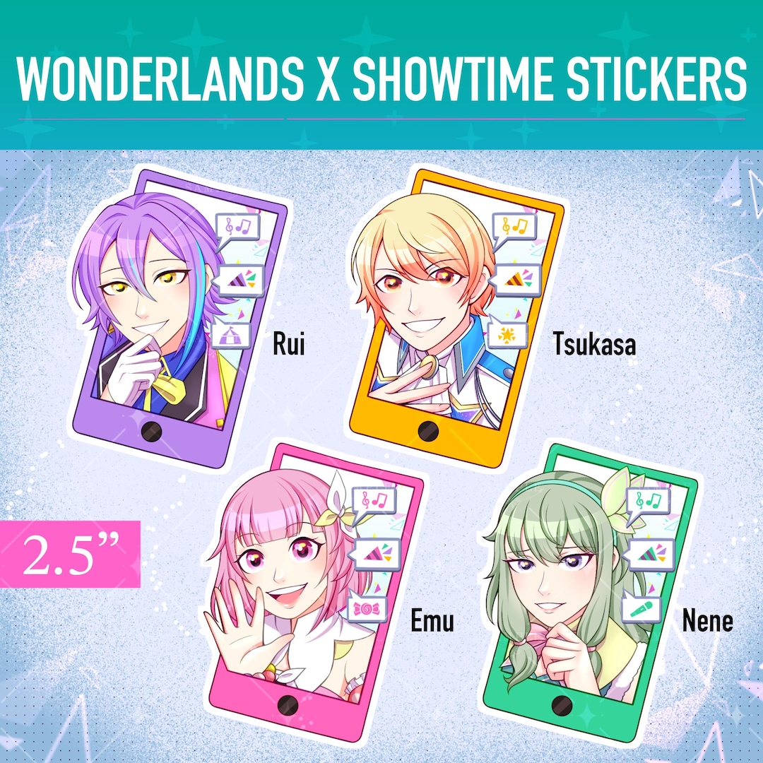 Project Sekai Wonderlands X Showtime (wxs) Stickers - Etsy