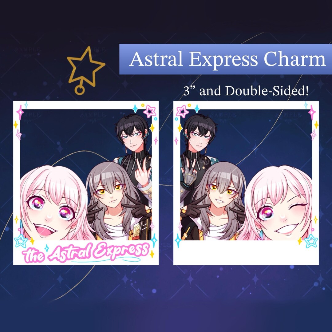Honkai: Star Rail Astral Express Photo Frame Keychain - Etsy