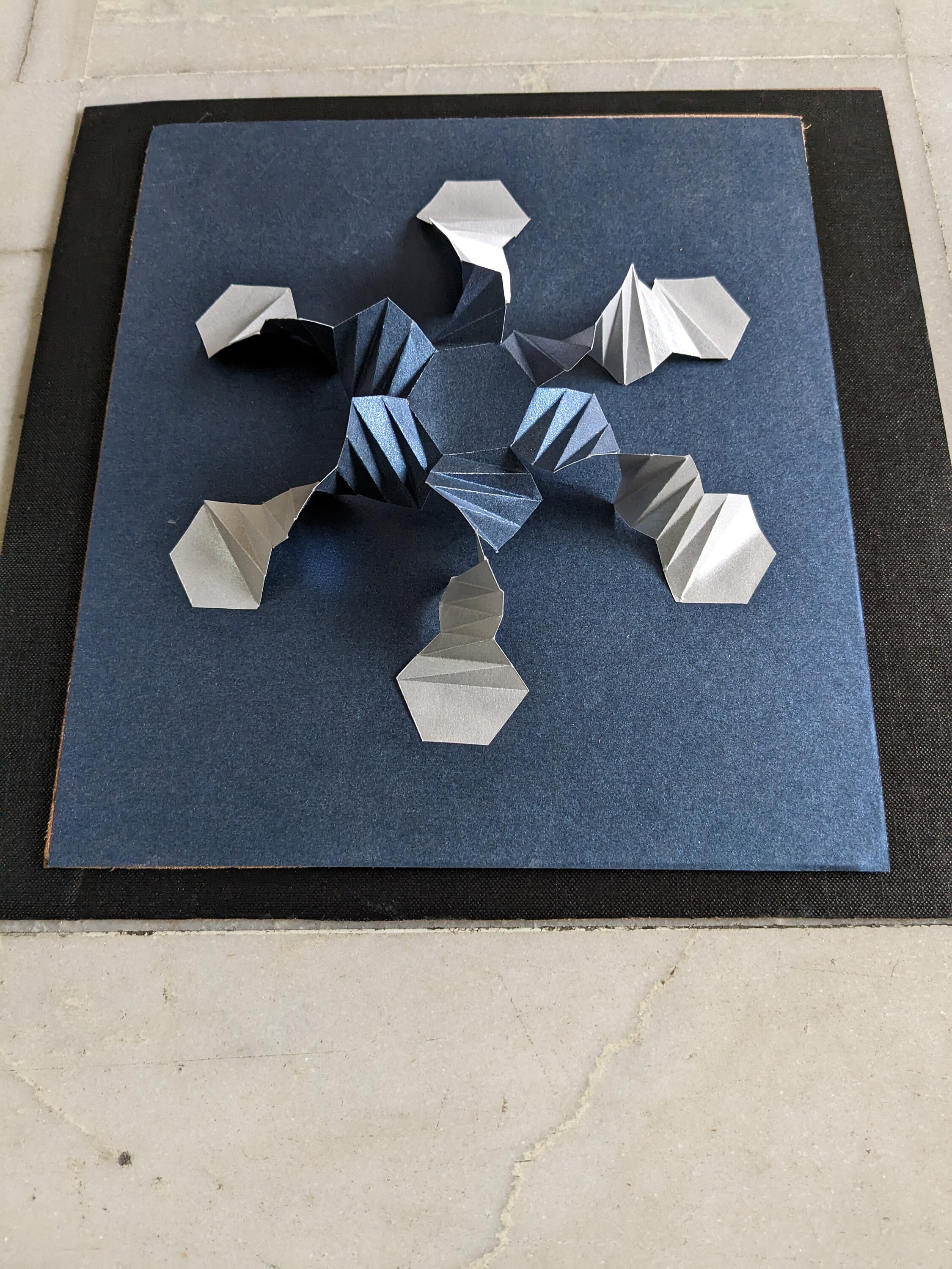 3D Abstract Art-3d Abstract Spiral-hexagonal Spiral Paper Art-modern ...