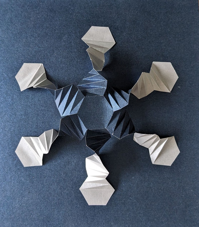 3D Abstract Art-3d Abstract Spiral-hexagonal Spiral Paper Art-modern ...