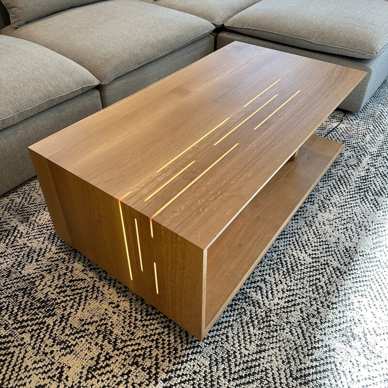 White Oak Coffee Table - Etsy
