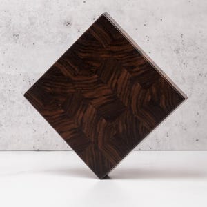 Large Walnut End Grain Cutting Board: Personalized, USA Made Butcher ...