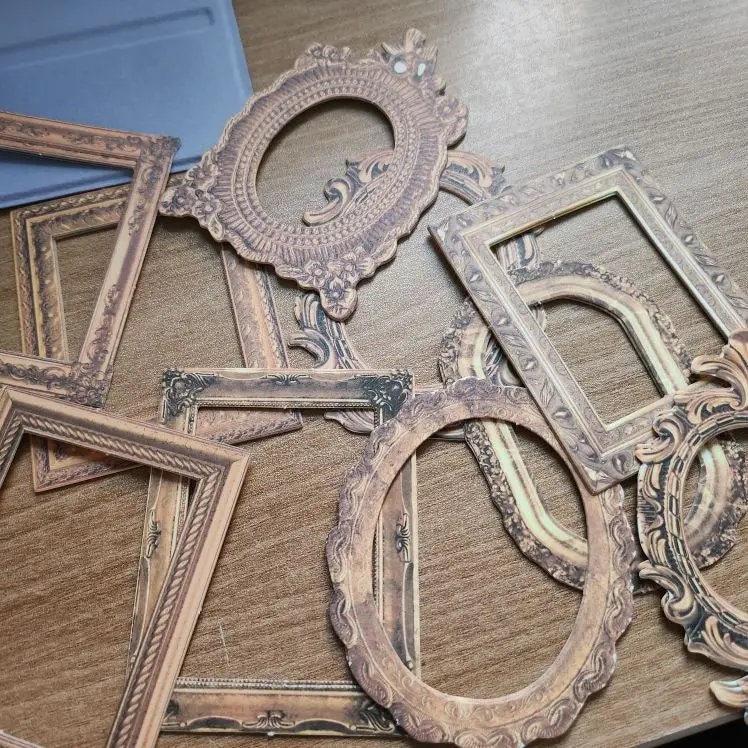 10 Patterns-30 Pieces Vintage Photo Frames,bulk Pack Cardstock Paper ...