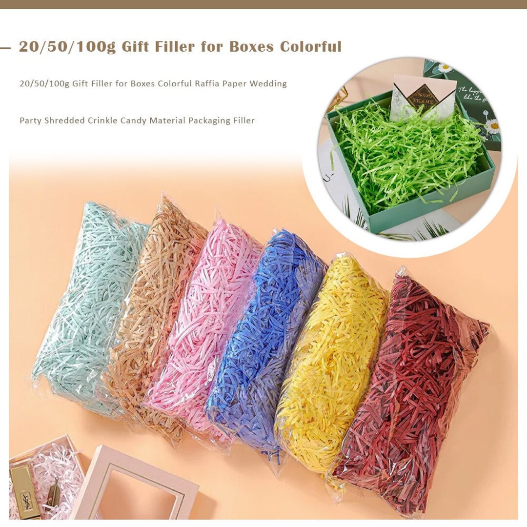 20/50/100g Gift Handmade Colourful Gift Box DIY Valentine Gift Wraping ...