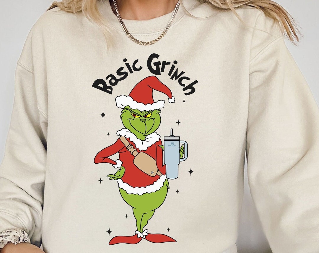 Basic Grinch Green Guy Retro Christmas Sweatshirts the Grinch - Etsy
