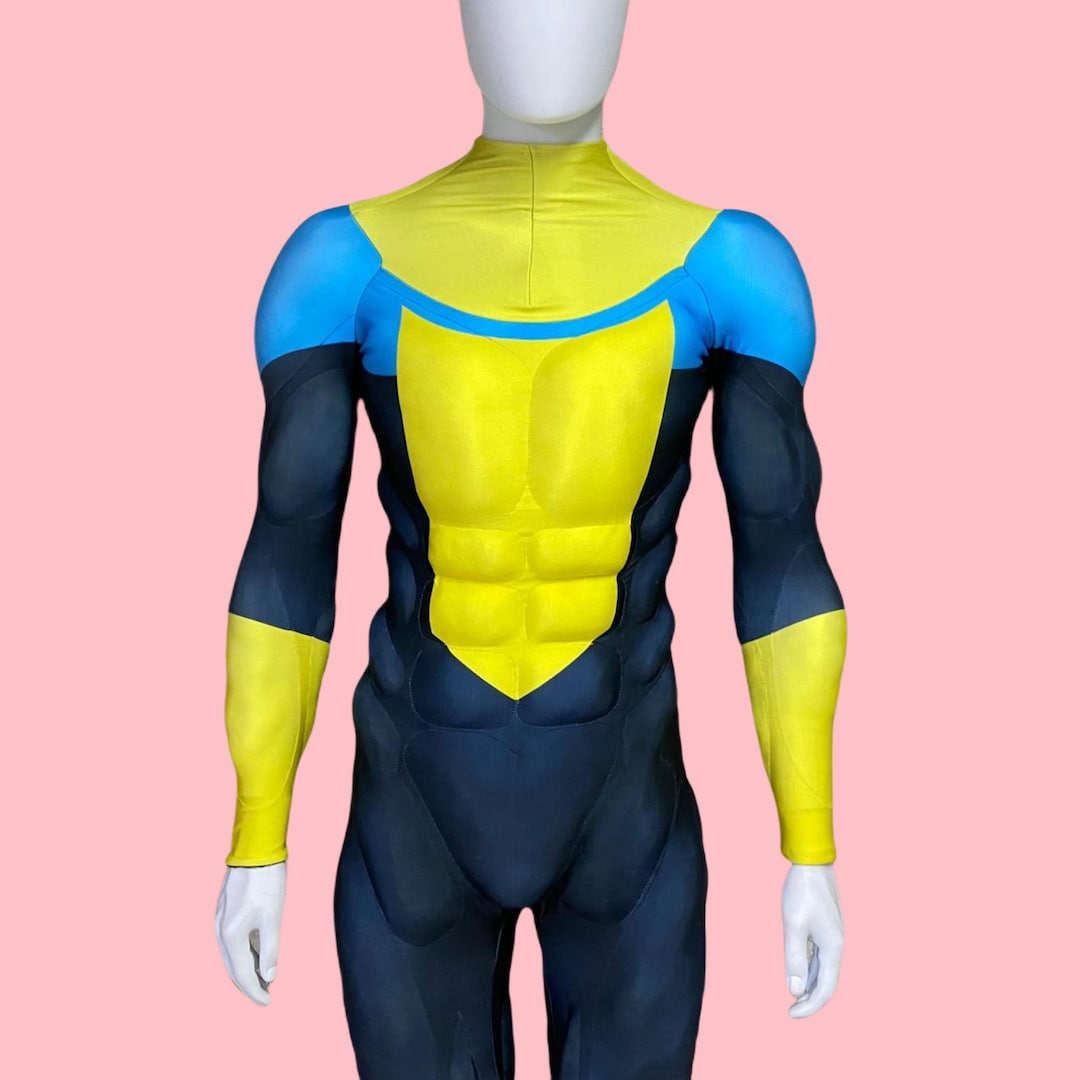 Invincible Mark Grayson Muscle Suit: Custom Superhero Cosplay Costume ...