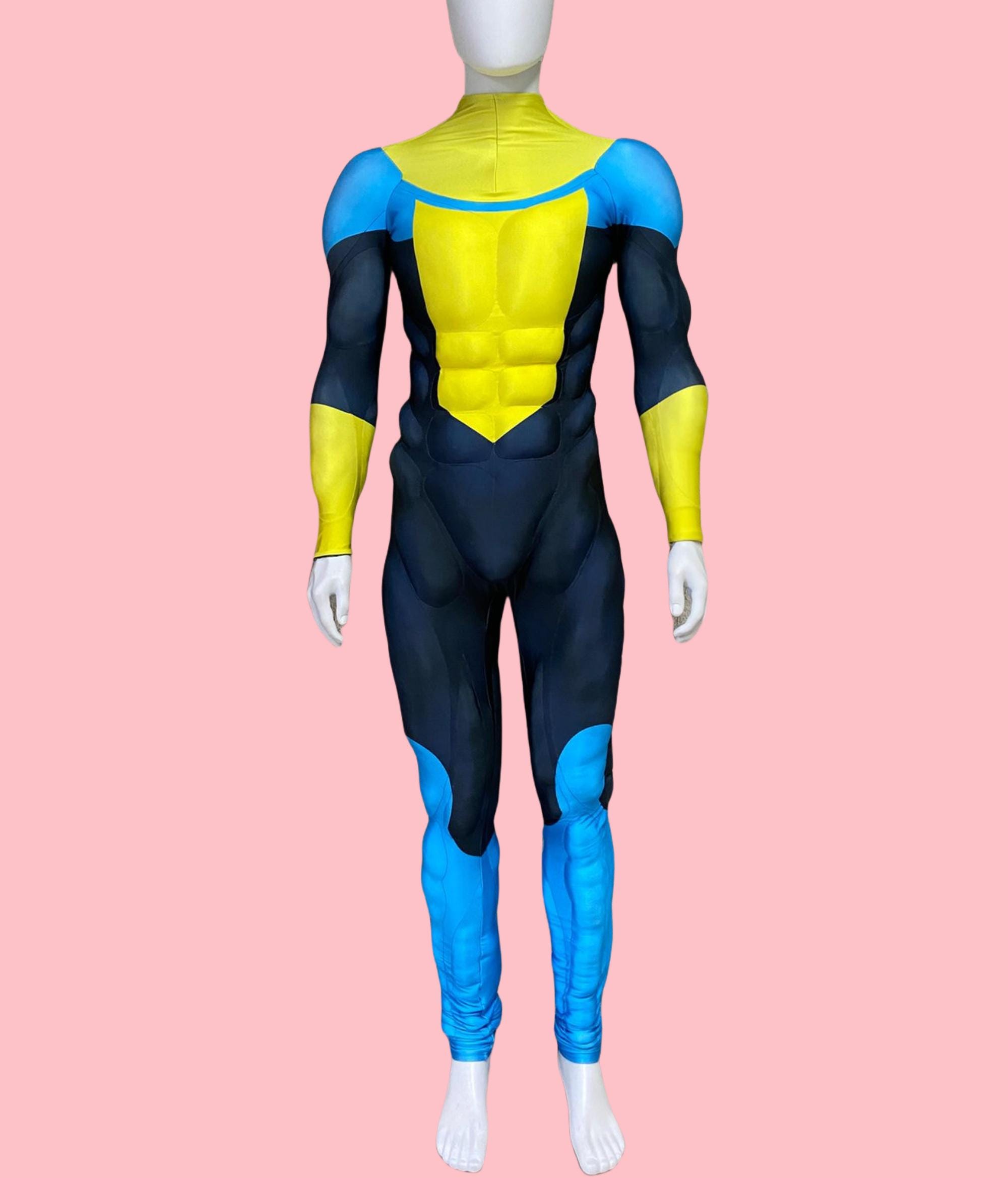 Invincible Mark Grayson Muscle Suit: Custom Superhero Cosplay Costume ...