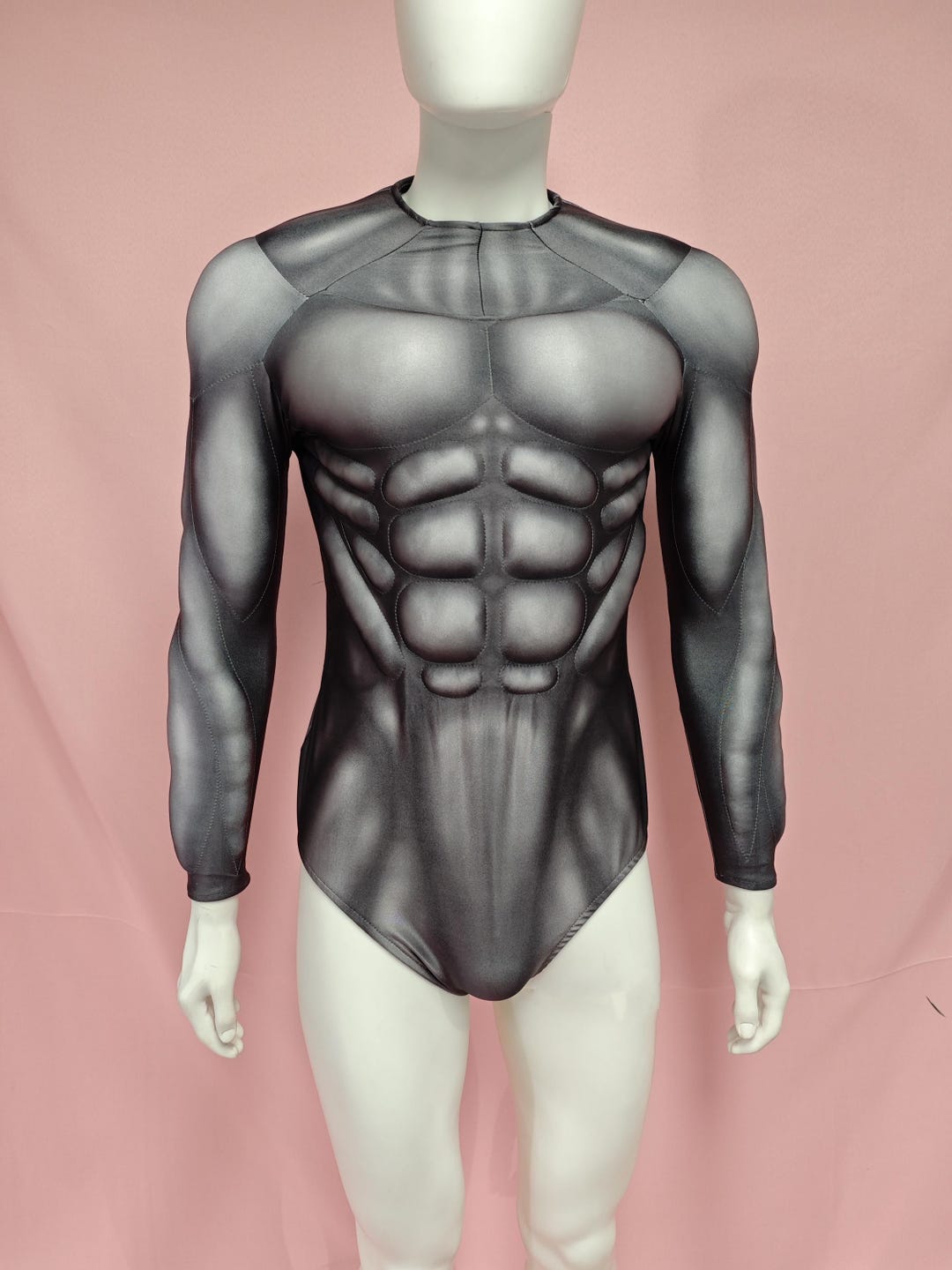 3D Sculpted Muscle Suit: Custom Cosplay Padding - Black or Gray - Etsy