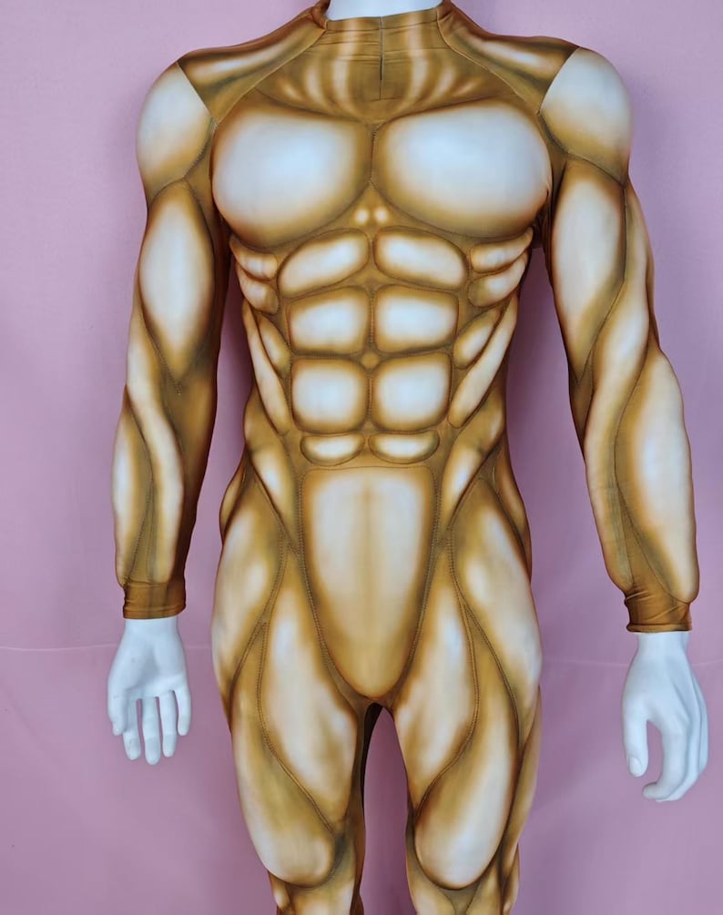 Custom 3D Muscle Bodysuit: Cosplay Costume, Personalized Colors - Etsy