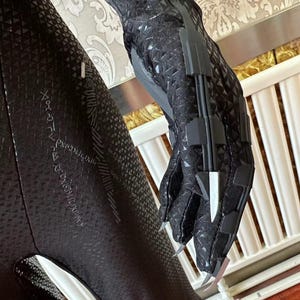 Body de cosplay de Pantera Negra personalizado con guantes: serigrafía ...