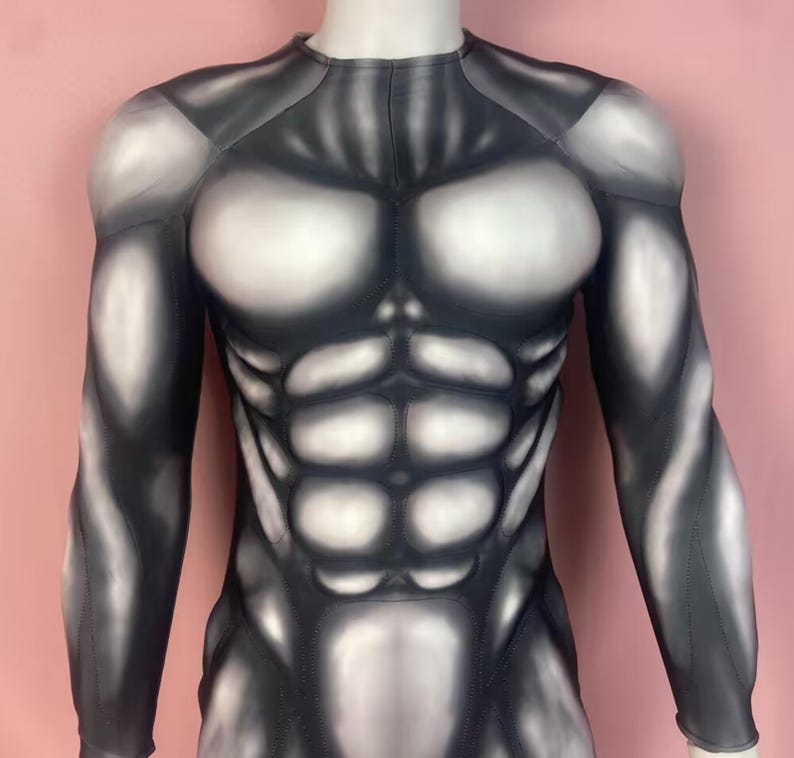 3D Printed Muscle Bodysuit: Custom Cosplay Costume - Etsy