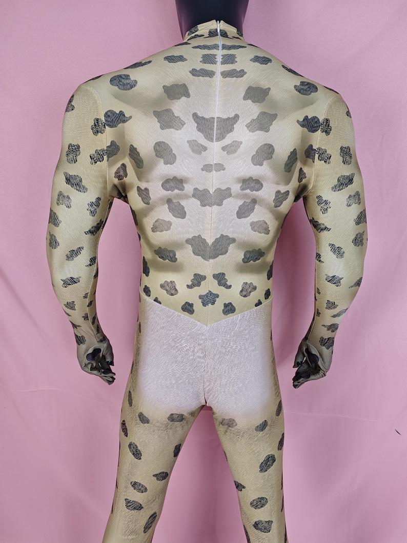 Custom Cheetah Cosplay Bodysuit: Animal Jumpsuit Costume - Etsy
