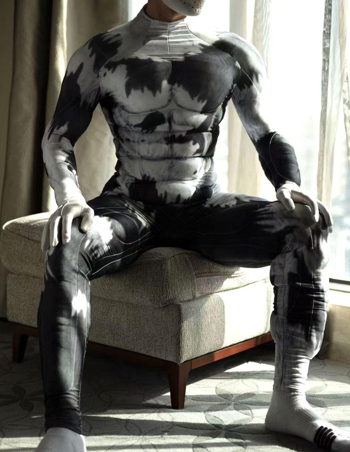 Custom Muscle Suit Bodysuit Perfect for Superhero Cosplay Base Layer ...