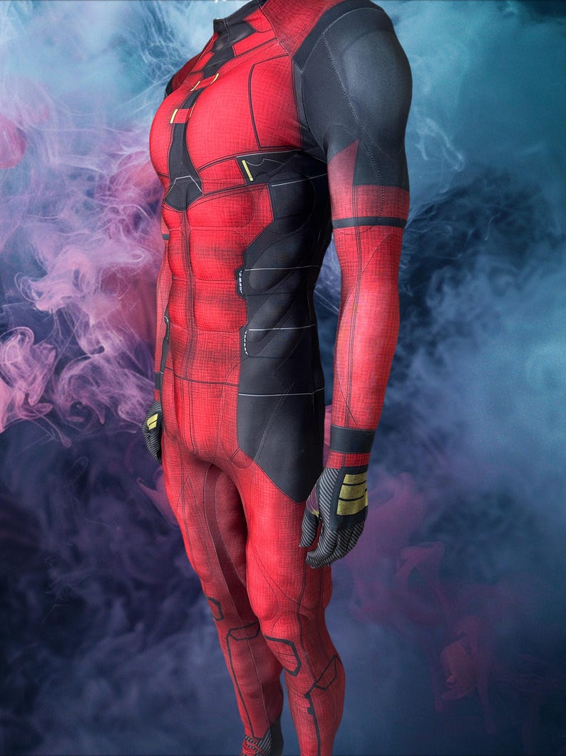 Deadpool Muscle Suit Costume: Handmade 3D Cosplay Jumpsuit - Etsy