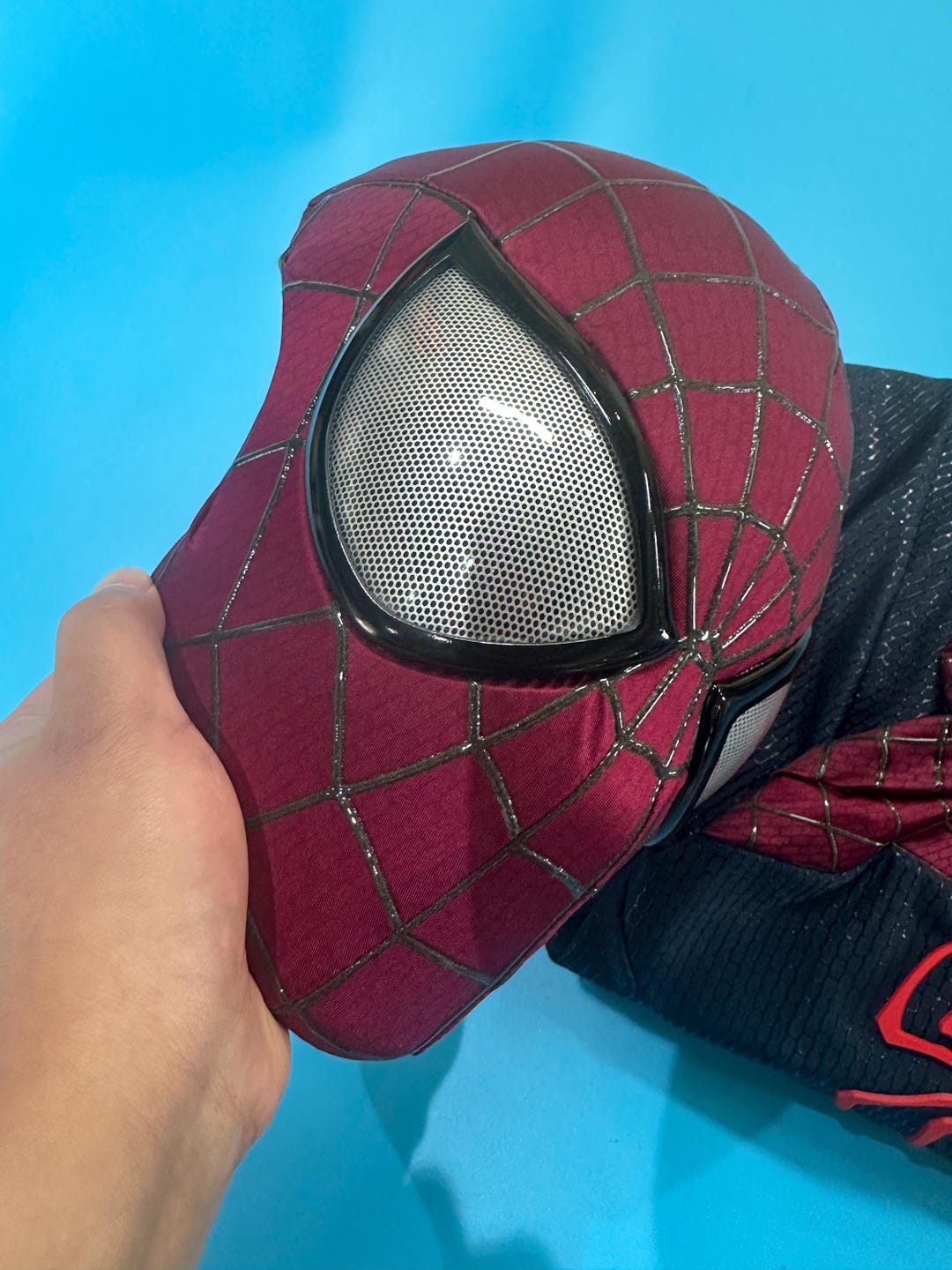 Custom Spider-man Faceshell, Detachable Eyes, Silk-screened Mask - Etsy