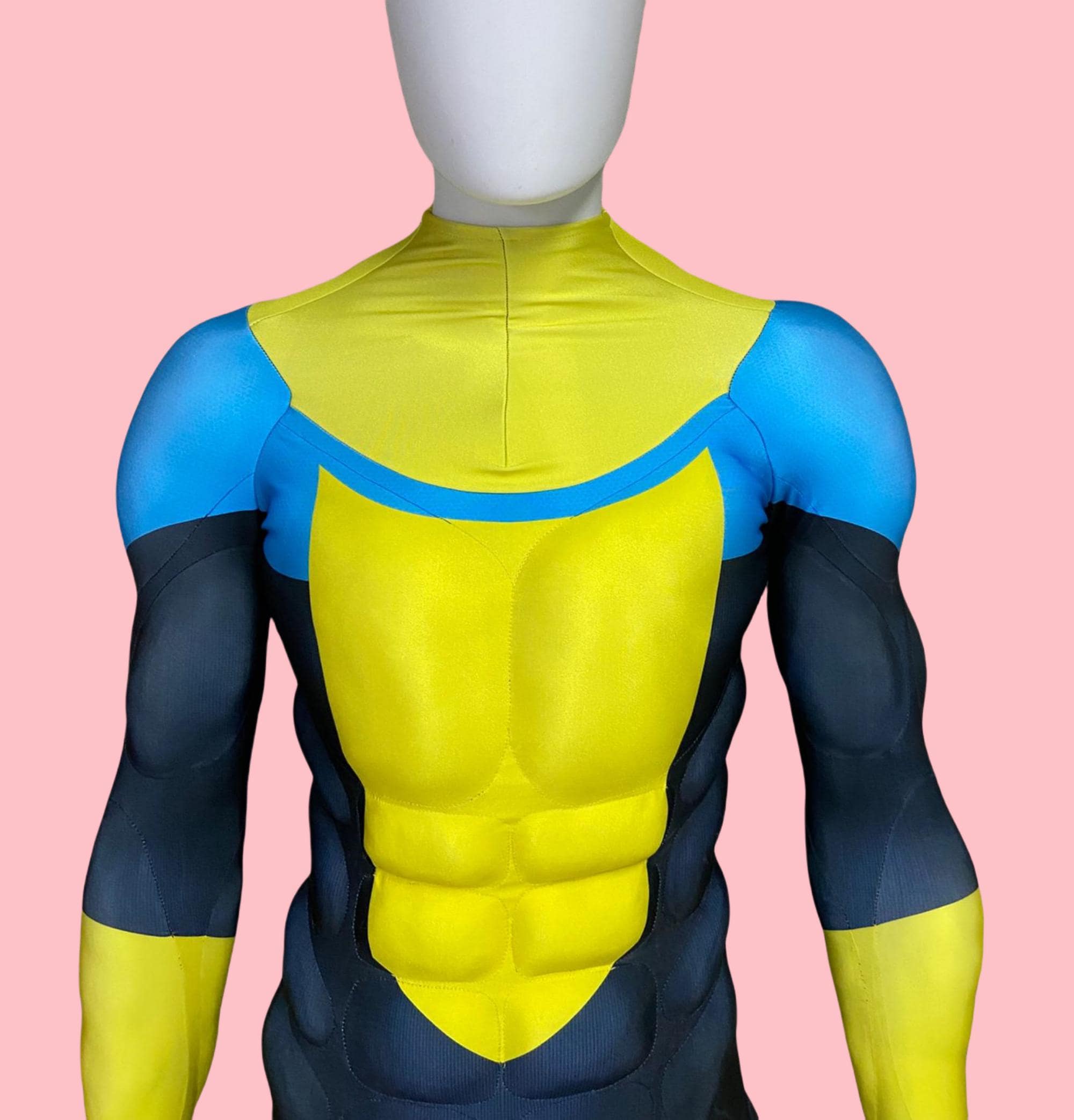 Invincible Mark Grayson Muscle Suit: Custom Superhero Cosplay Costume ...