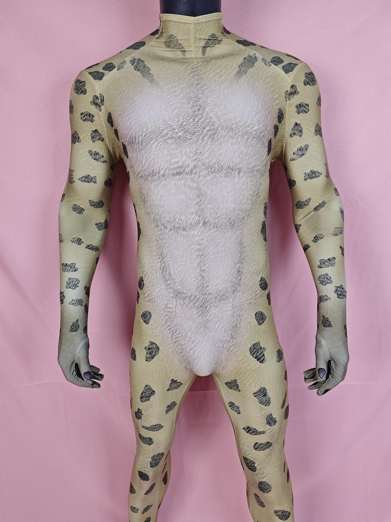 Custom Cheetah Cosplay Bodysuit: Animal Jumpsuit Costume - Etsy