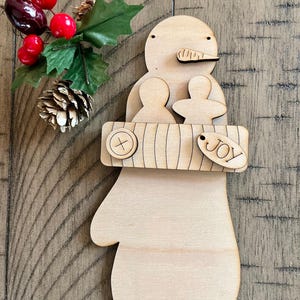 Snowman Mitten Ornament DIY Kit # 173 - Etsy