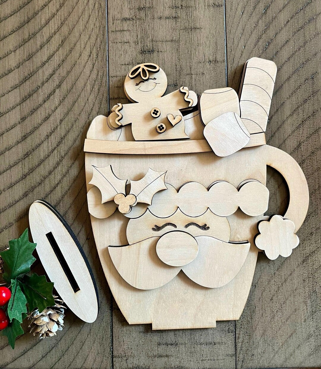 Santa Cup Shelf Sitter DIY - Etsy