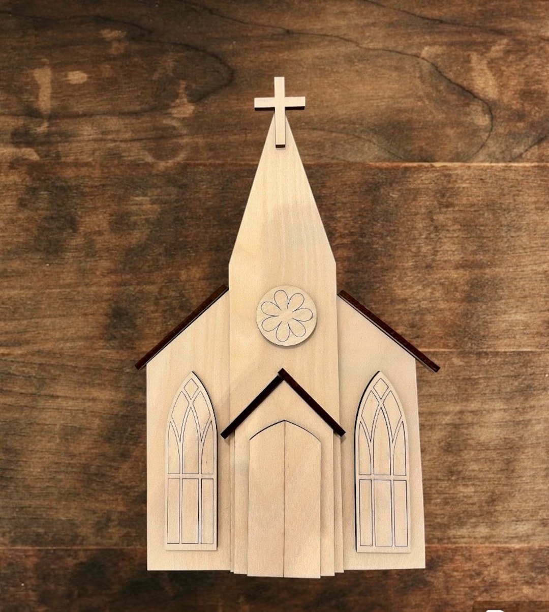 Church DIY Kit, Unfinished Craft Project - Etsy