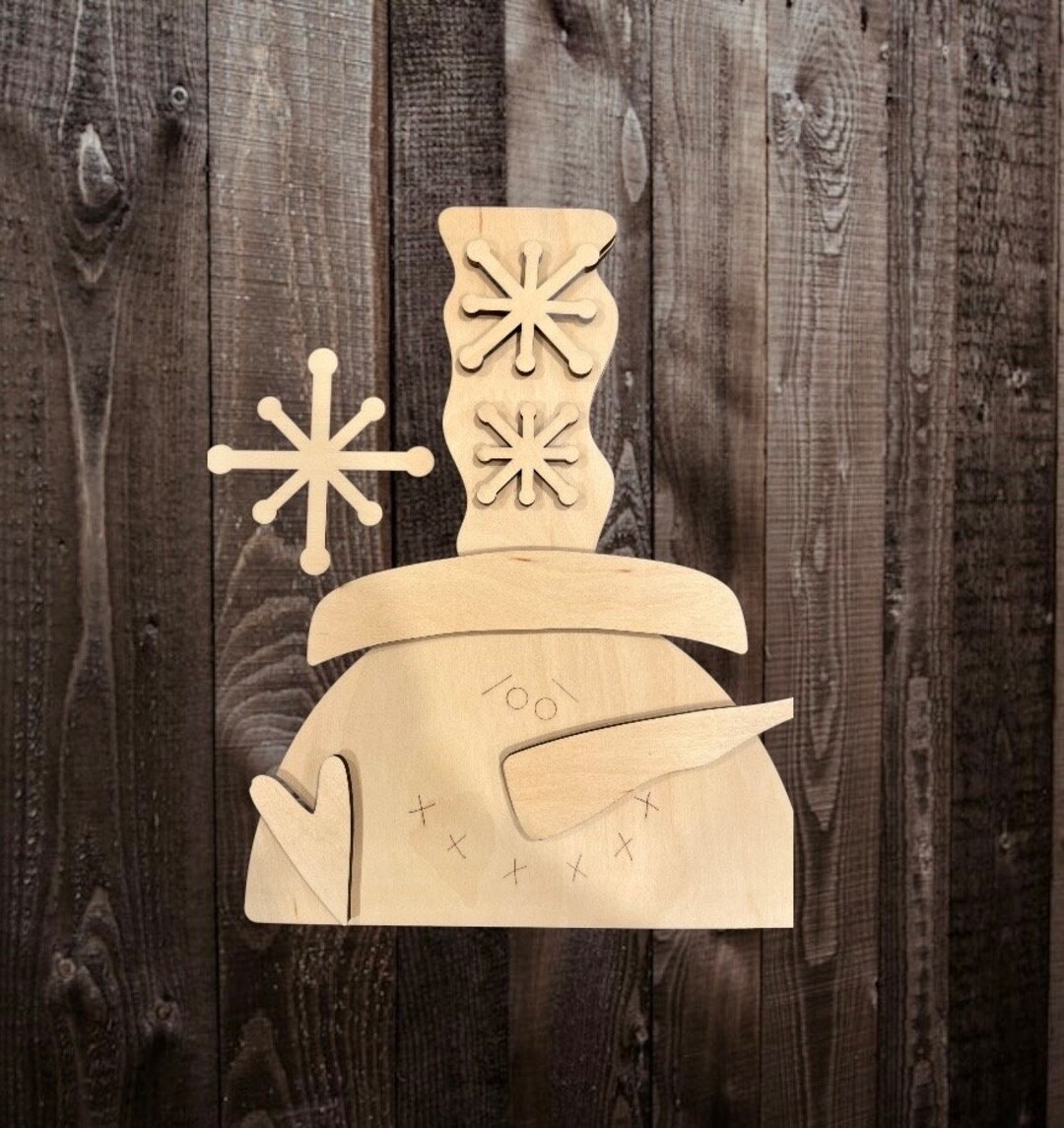 Snowman With Skinny Hat DIY Kit - Etsy