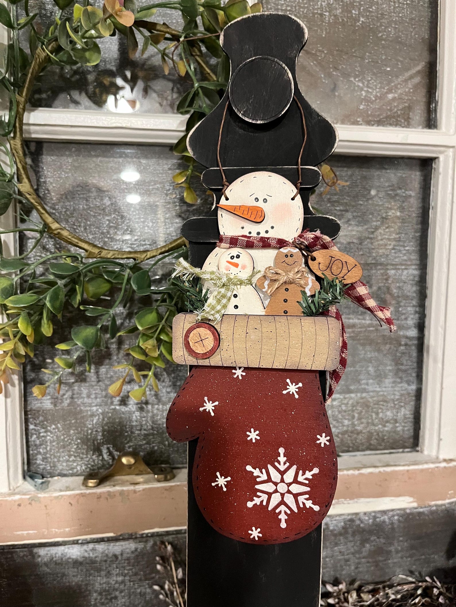 Snowman Mitten Ornament DIY Kit # 173 - Etsy