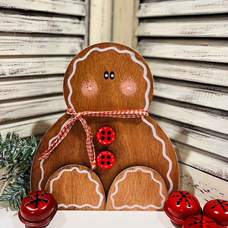 Wooden Gingerbread Block - Etsy