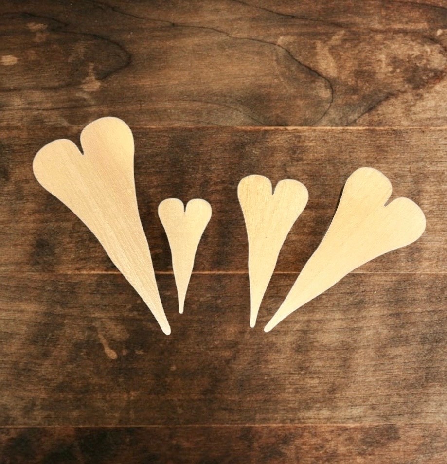 20 Piece Whimsical Heart Set - Etsy