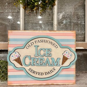 Ice Cream Shop Sign DIY - Etsy