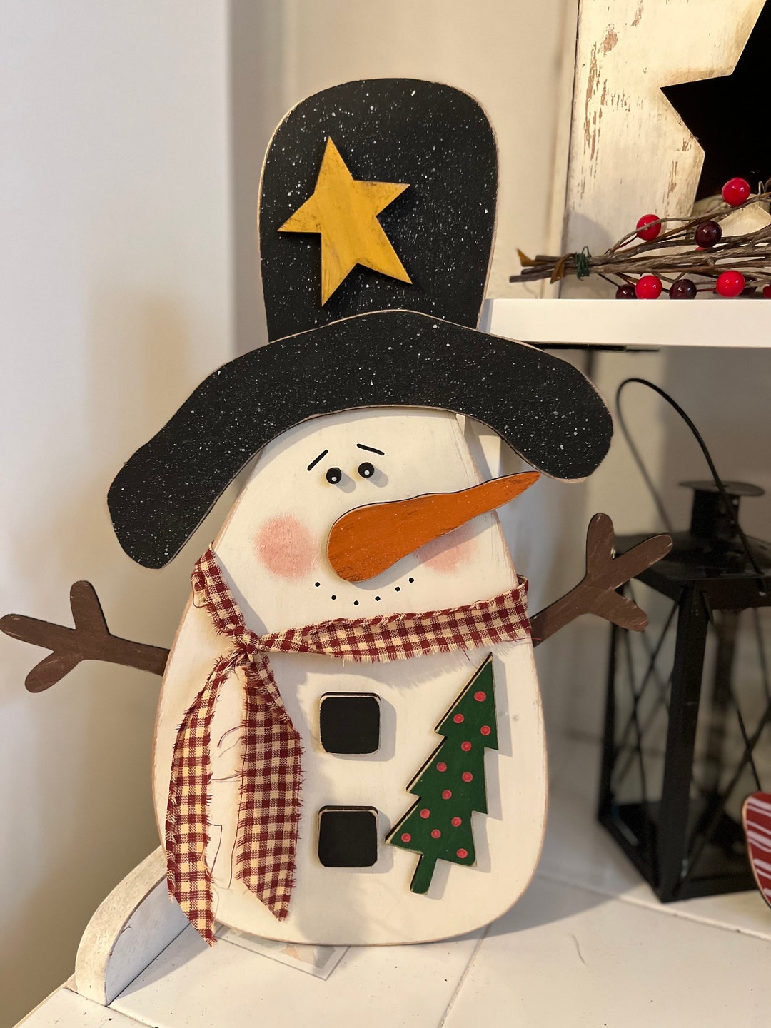 Snowman DIY - Etsy