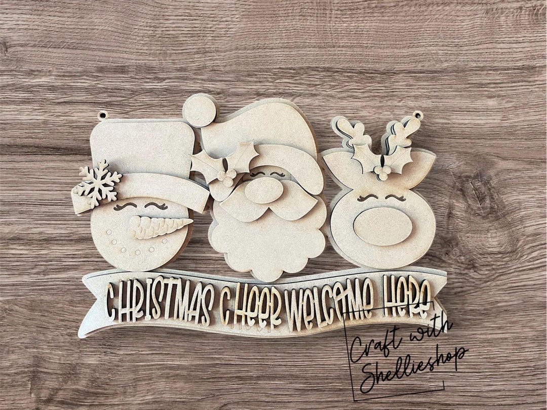 Christmas Cheer Welcome Here - Etsy