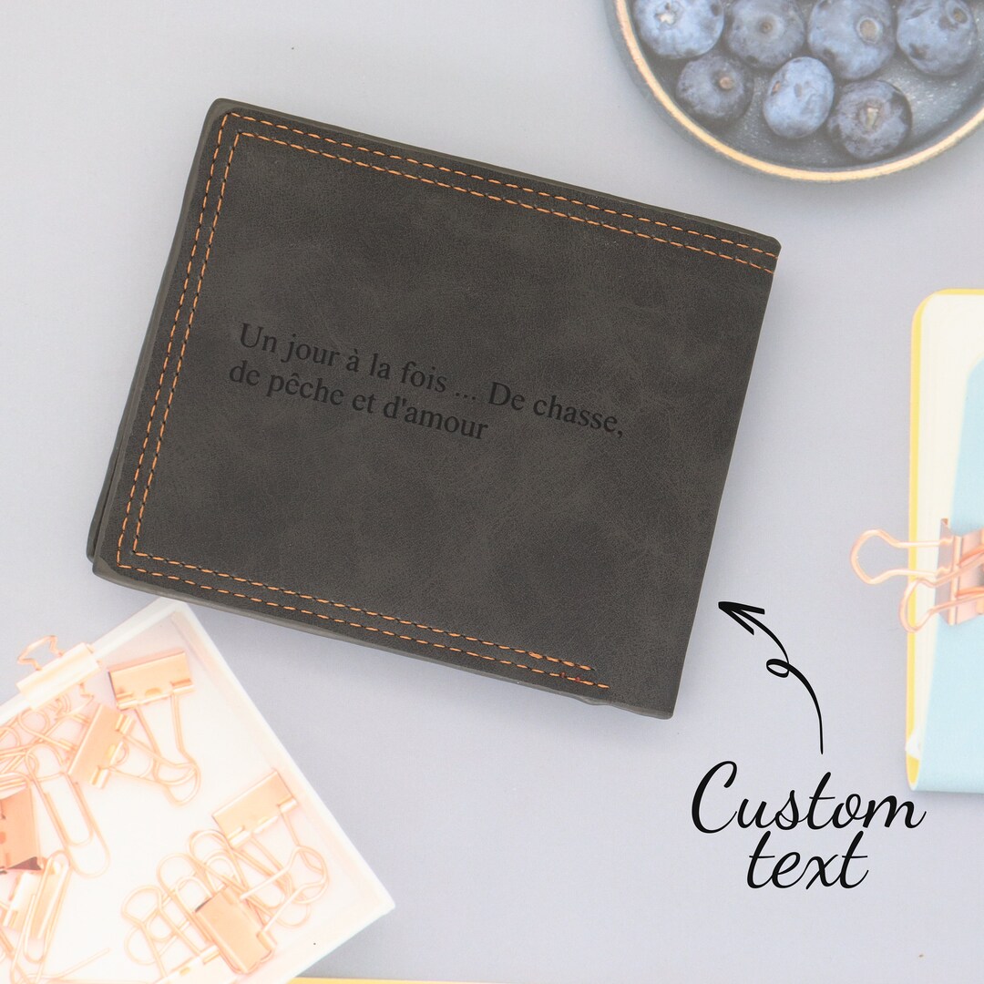 Custom Wallet Lettering Custom Photo Wallet Custom Wallet - Etsy