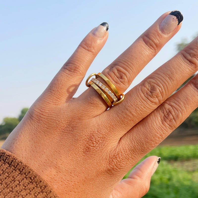 Connected Ring - Etsy
