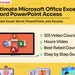 Ultimate Microsoft Office - Master Excel, Word, Powerpoint, and Access ...