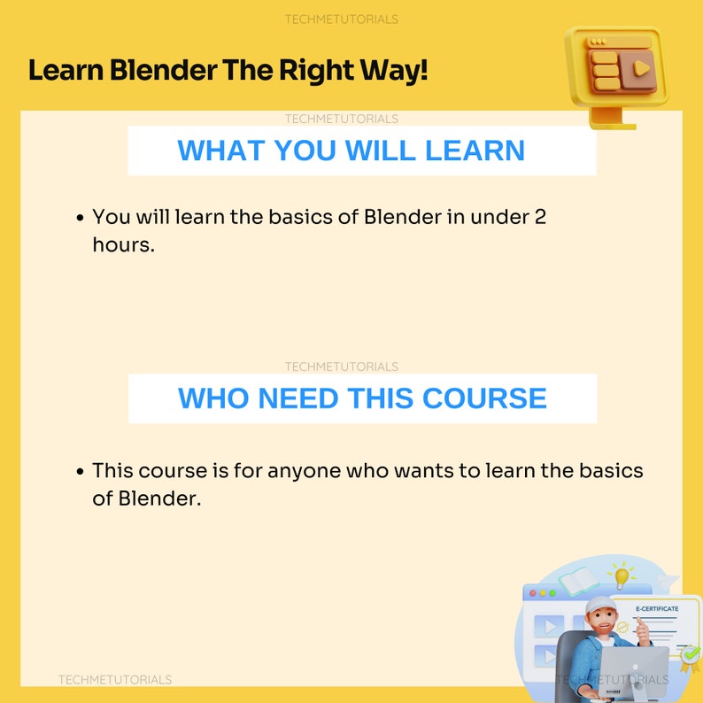 Learn Blender The Right Way Master 3d Modeling And Animation Etsy
