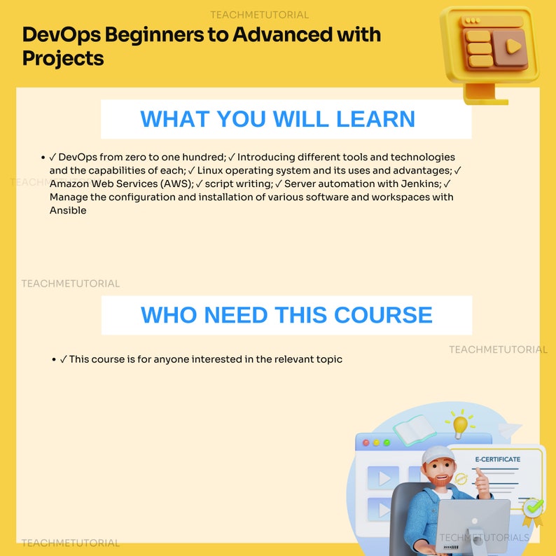 Devops Beginners to Advanced With Projects - Etsy
