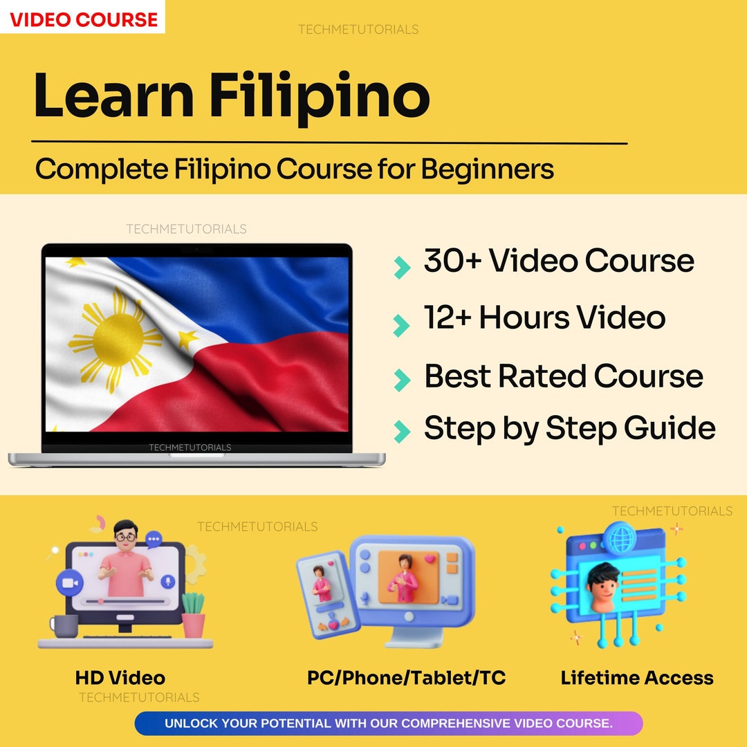 Learn Filipino | Learn Tagalogfor Beginners [ 30+ Lessons Video ...