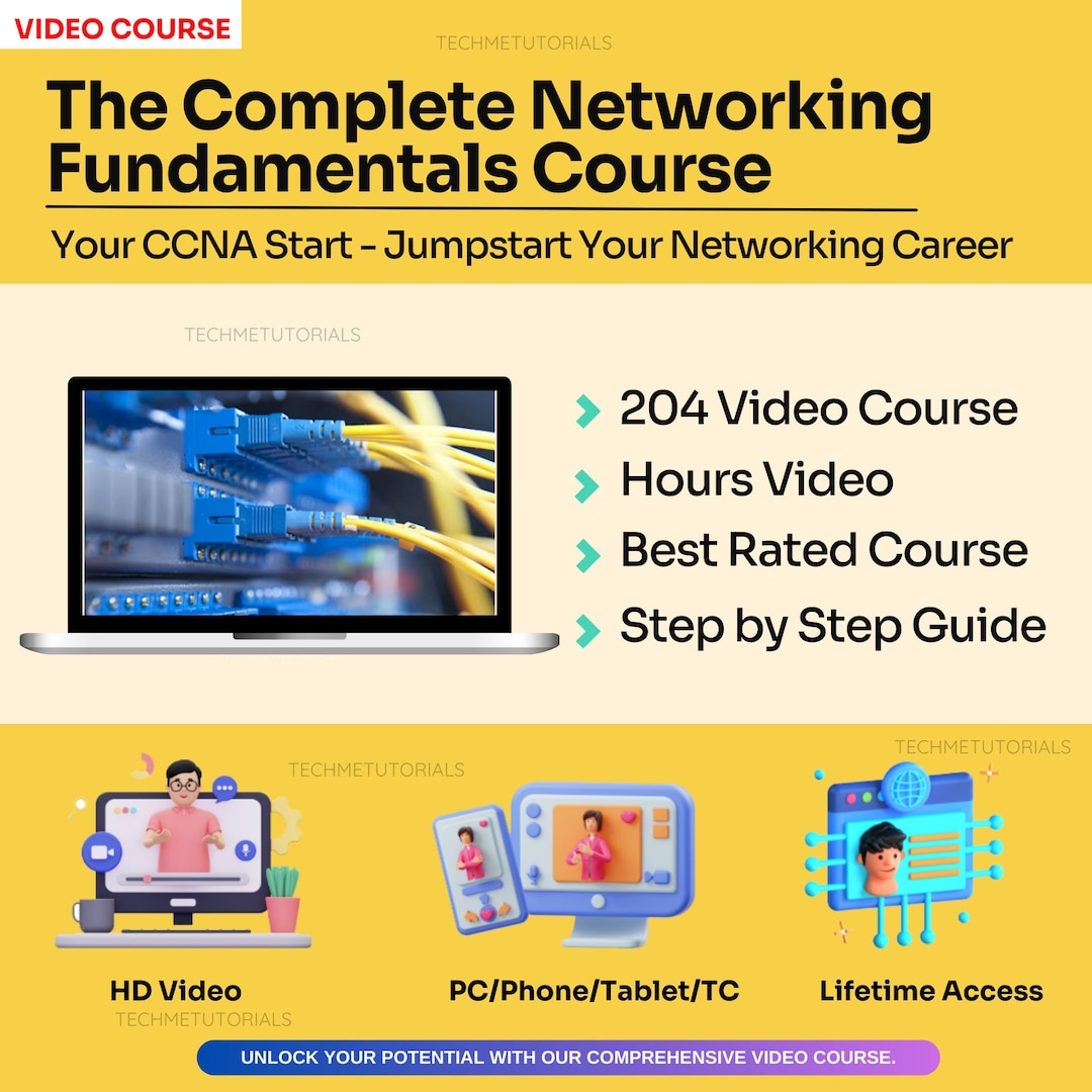 The Complete Networking Fundamentals Course - Your CCNA Start - Jumpstart Your Networking Career ...