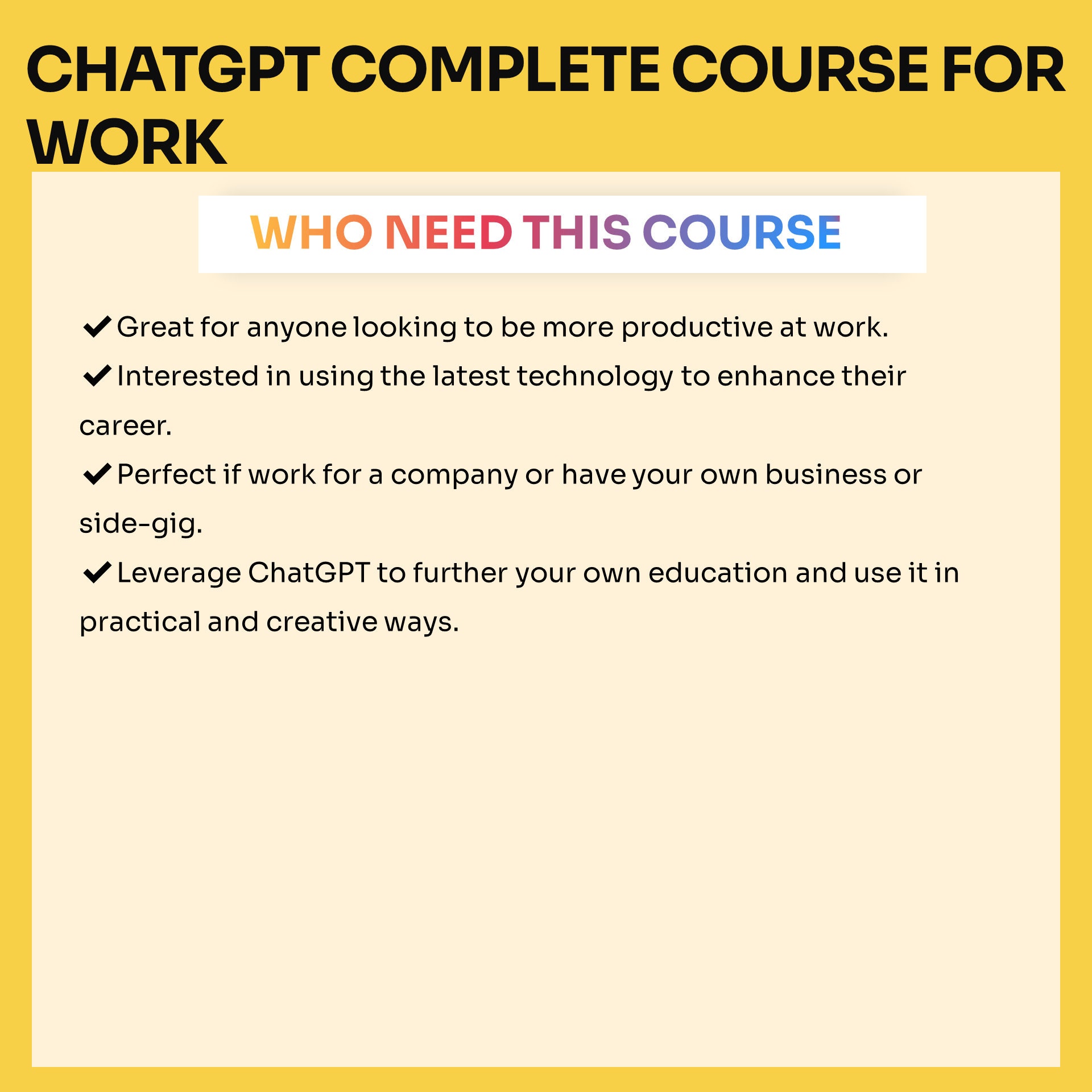 Chatgpt Complete Chatgpt Course For Work Chatgpt Course Chatgpt 4 Chat Gpt Chatgpt Masterclass