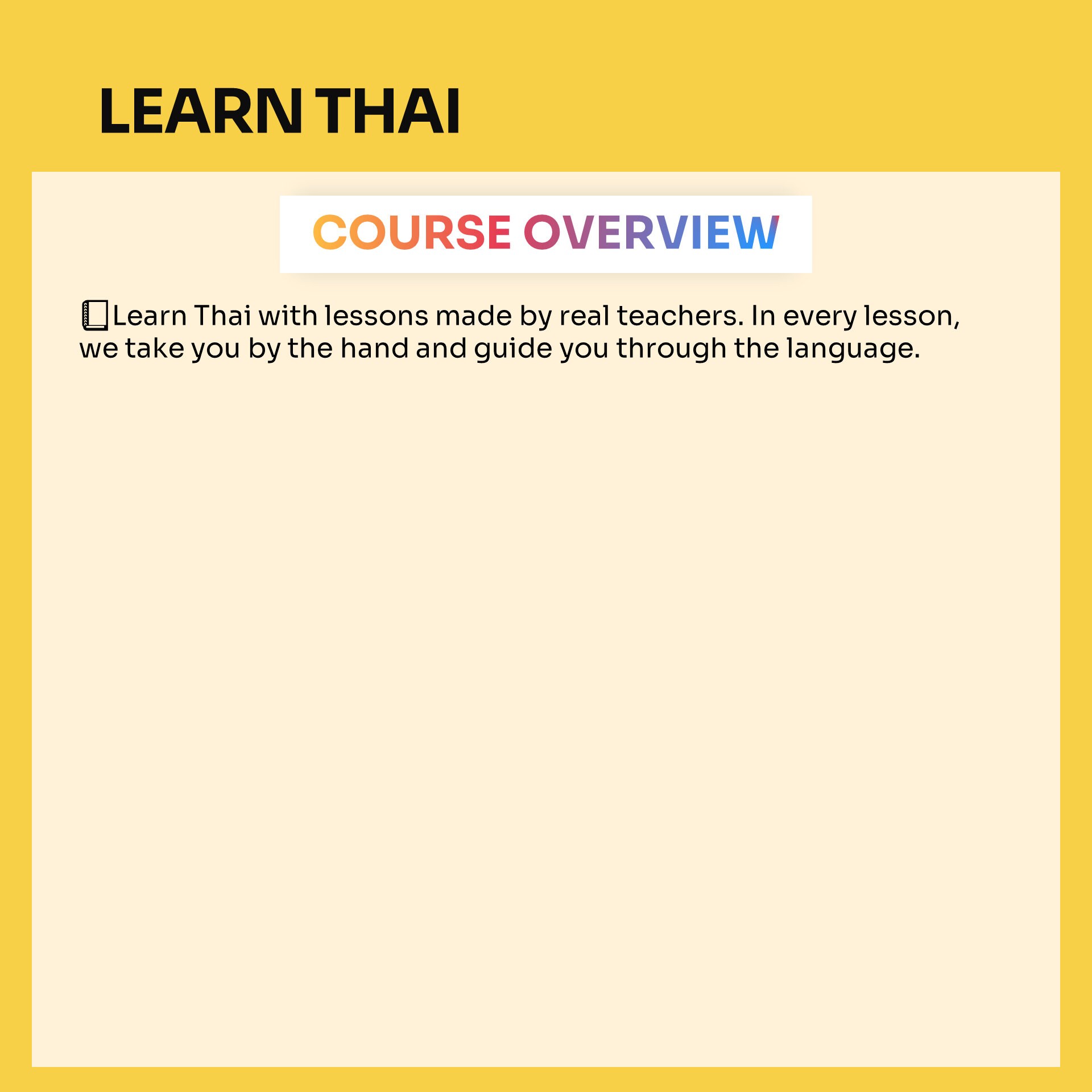 Learn Thai Language for Beginners : Speak Read and Write | Learn ...