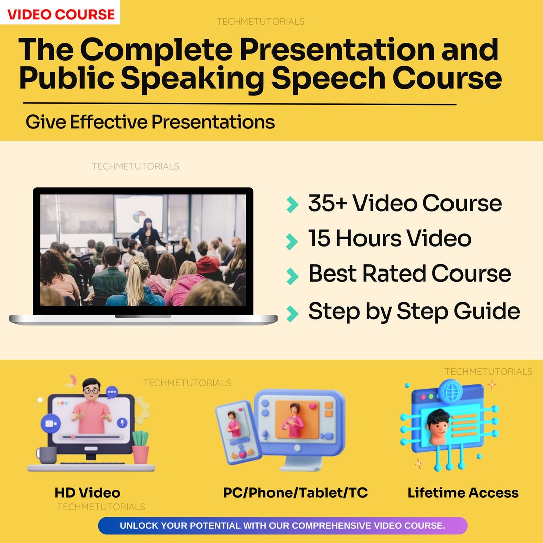The Complete Presentation and Public Speaking Speech Course | Give ...