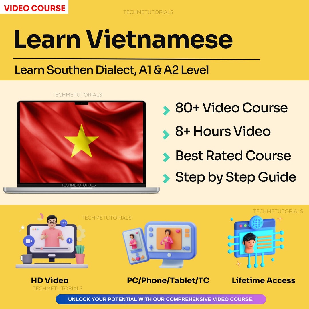 Learn Vietnamese Language for Beginners [80+ Lessons Video Tutorial ...