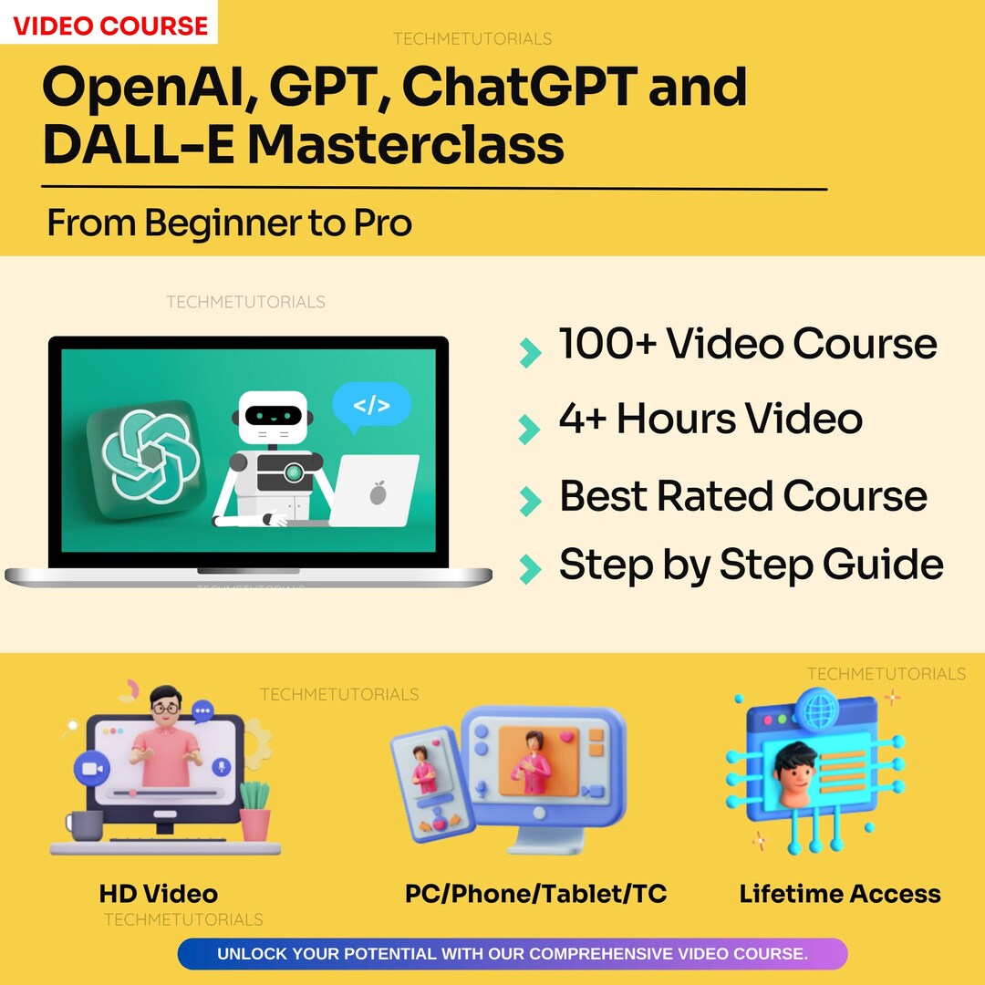 Openai, GPT, Chatgpt and DALL-E Masterclass | Chatgpt Course Chatgpt 4 Chat Gpt Chatgpt ...
